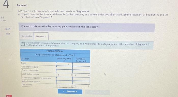 Solved Exercise 6-14A (Algo) Segment elimination decision LO | Chegg.com