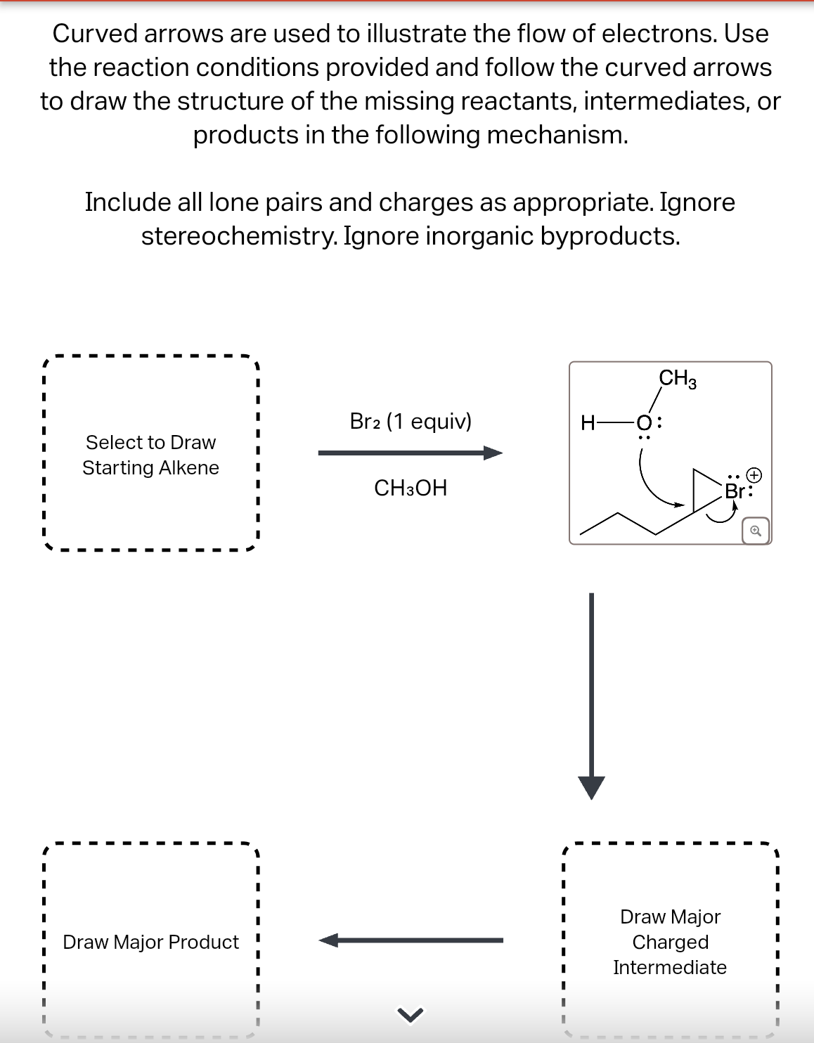 Solved Curved arrows are used to illustrate the flow of | Chegg.com