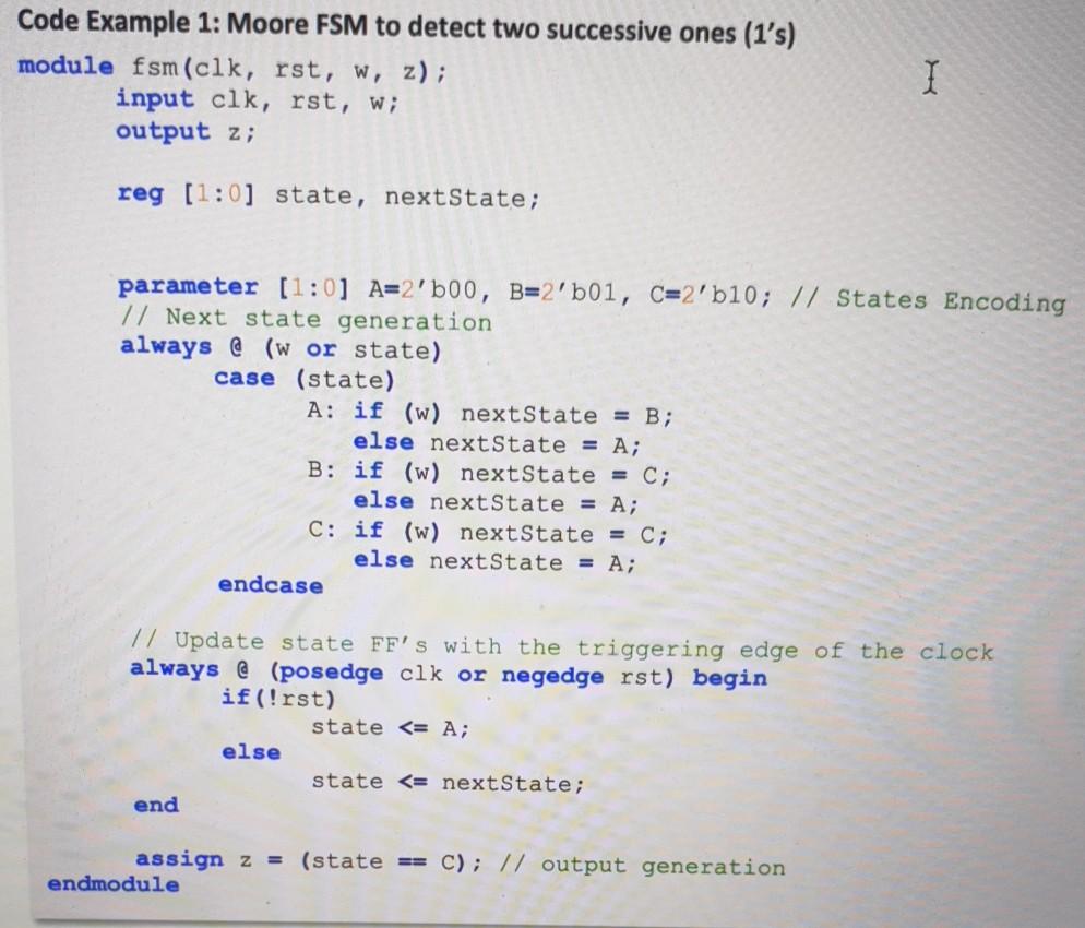 Solved 4. Pre-lab Questions Rising Edge Detector: The | Chegg.com