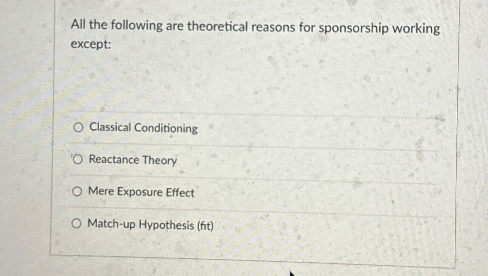 Solved All the following are theoretical reasons for | Chegg.com