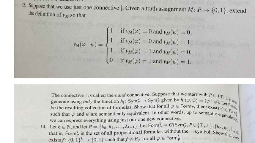 Solved The connective | ﻿is called the nand connective. | Chegg.com