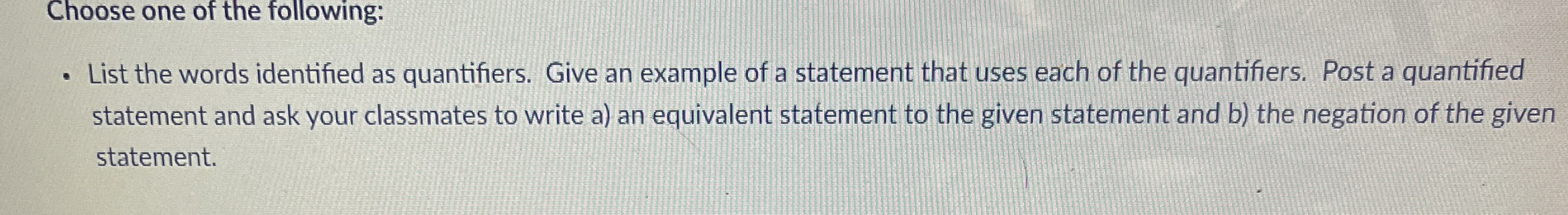 Solved Choose one of the following:List the words identified | Chegg.com
