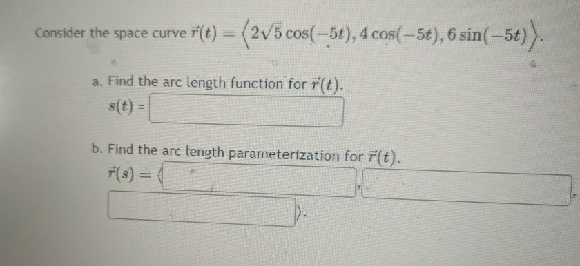 Solved Consider the space curve | Chegg.com