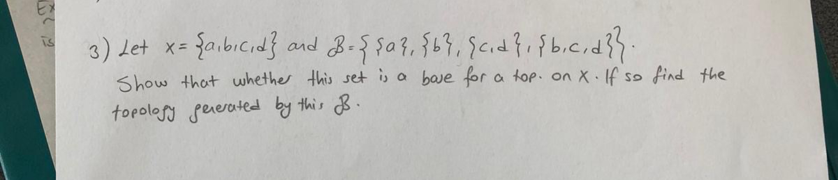 Solved Let x={a,b,c,d} ﻿and B={{a},{b},{c,d},{b,c,d}}. ﻿Show | Chegg.com