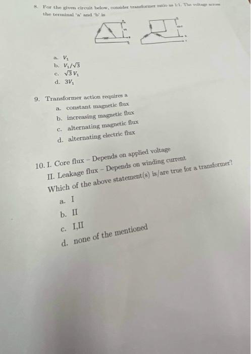 Solved Q.1. Multiple choice questions (10 points, cach 1 | Chegg.com