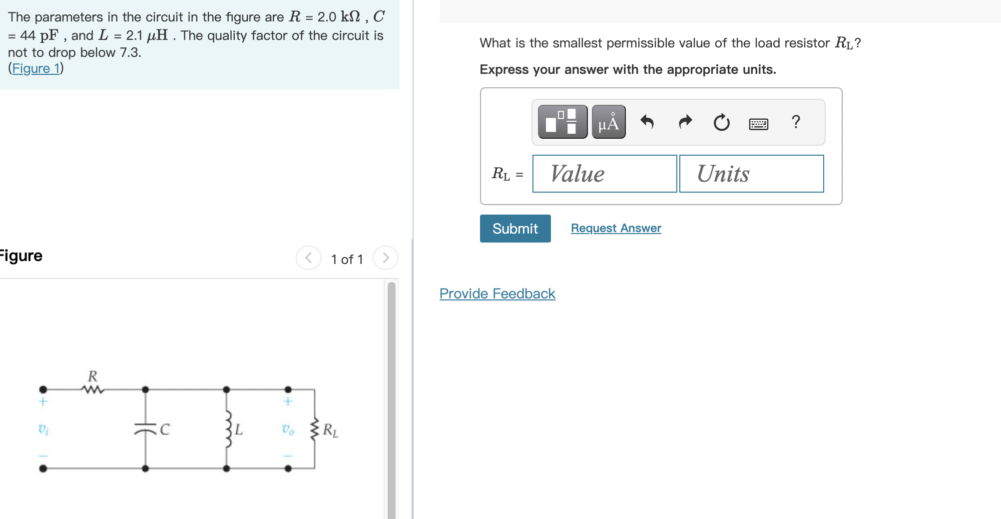 The parameters in the circuit in the figure are | Chegg.com
