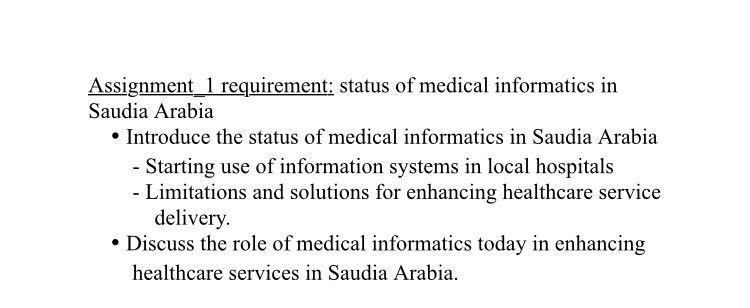 Solved Information technology course for biomedical | Chegg.com