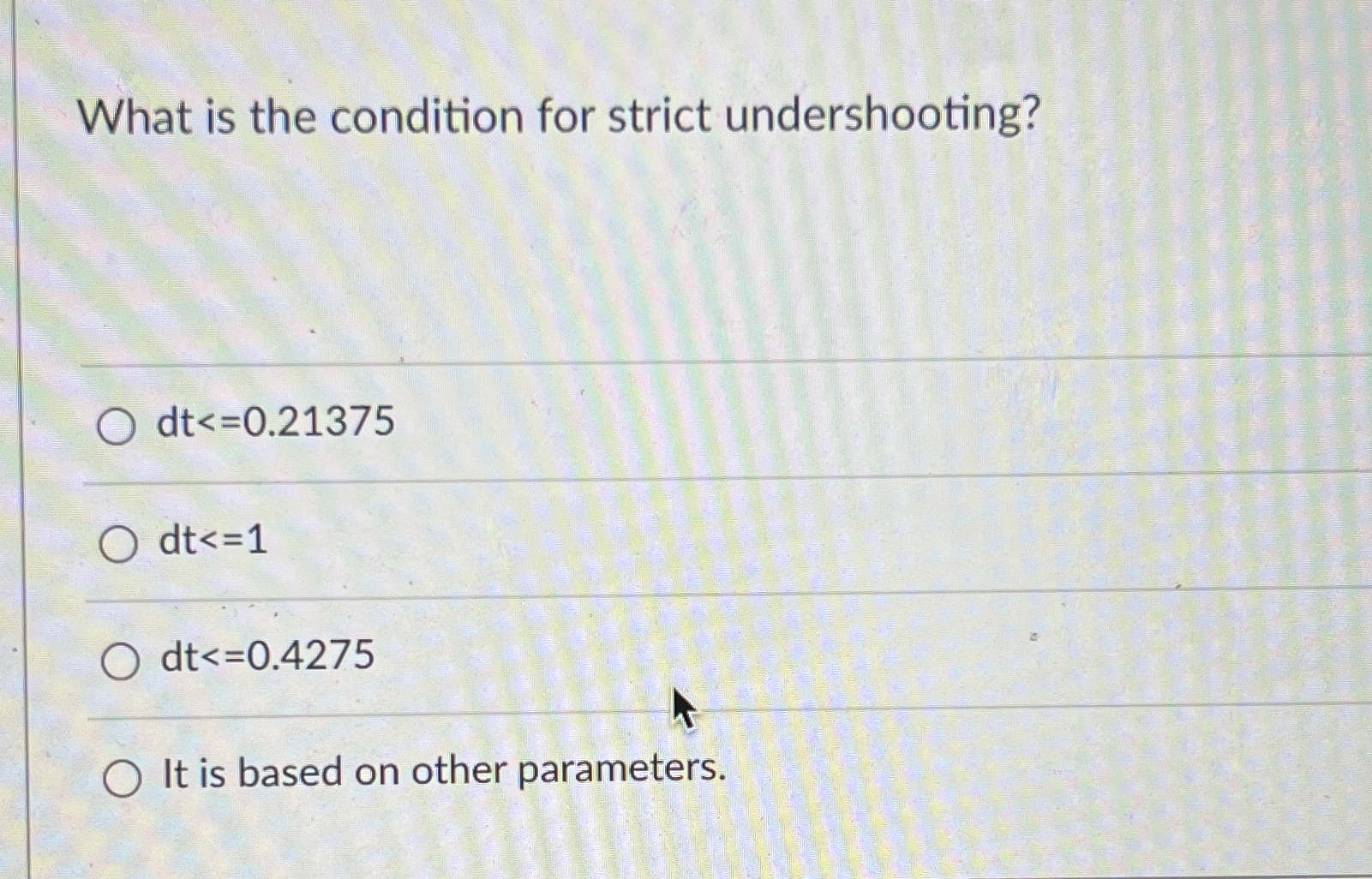 Solved What is the condition for strict | Chegg.com