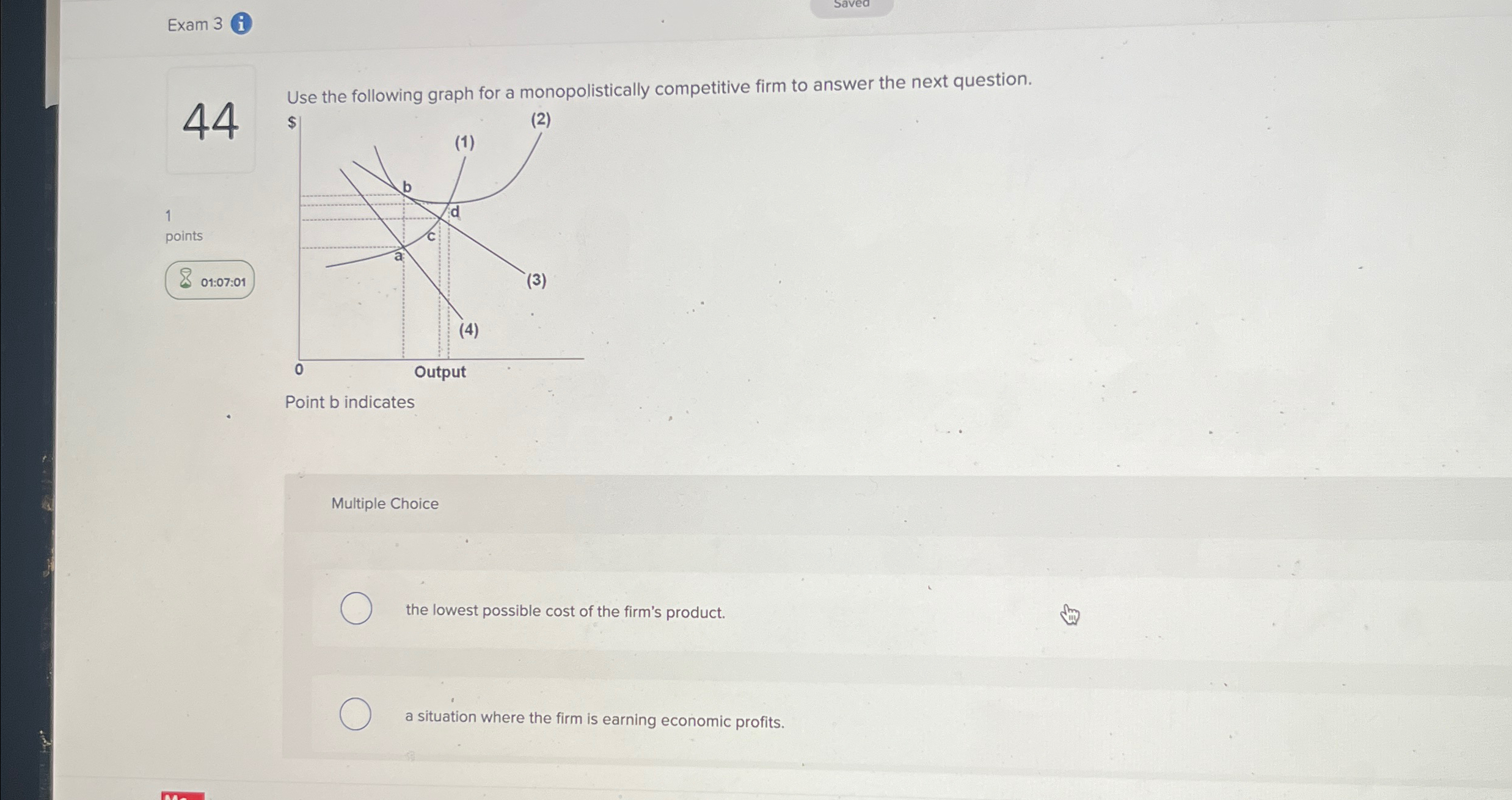 Solved Exam 3 i1points01:07:01Use the following graph for a | Chegg.com Solved Exam 3 i1points01:07:01Use the following graph for a | Chegg.com