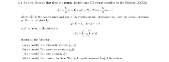 Solved (18 ﻿points) ﻿Suppose that there is a causal | Chegg.com