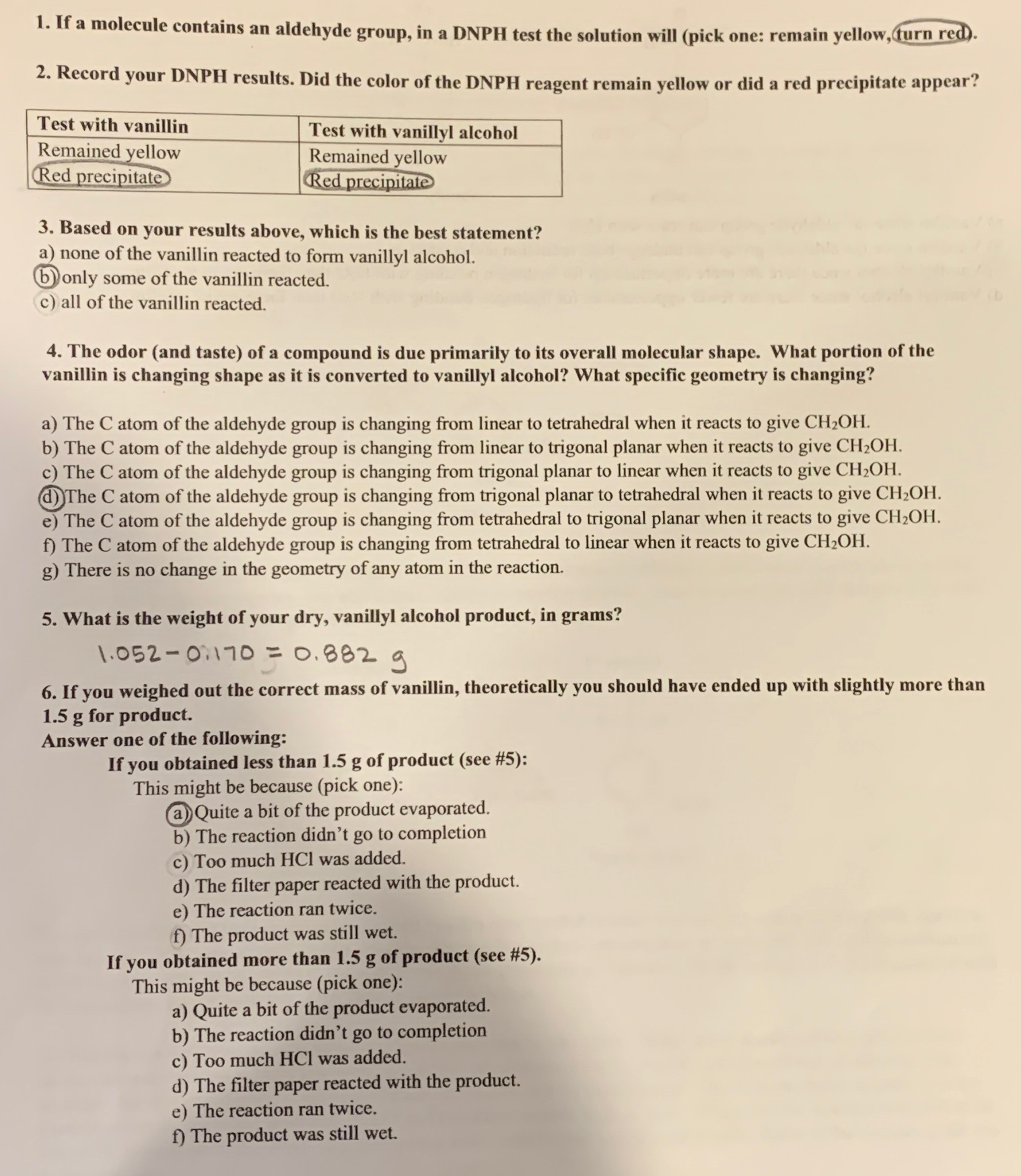 Solved Are my answers correct to these questions? | Chegg.com