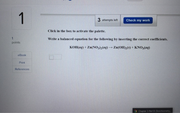 Solved 3 attempts left Check my work Click in the box to | Chegg.com