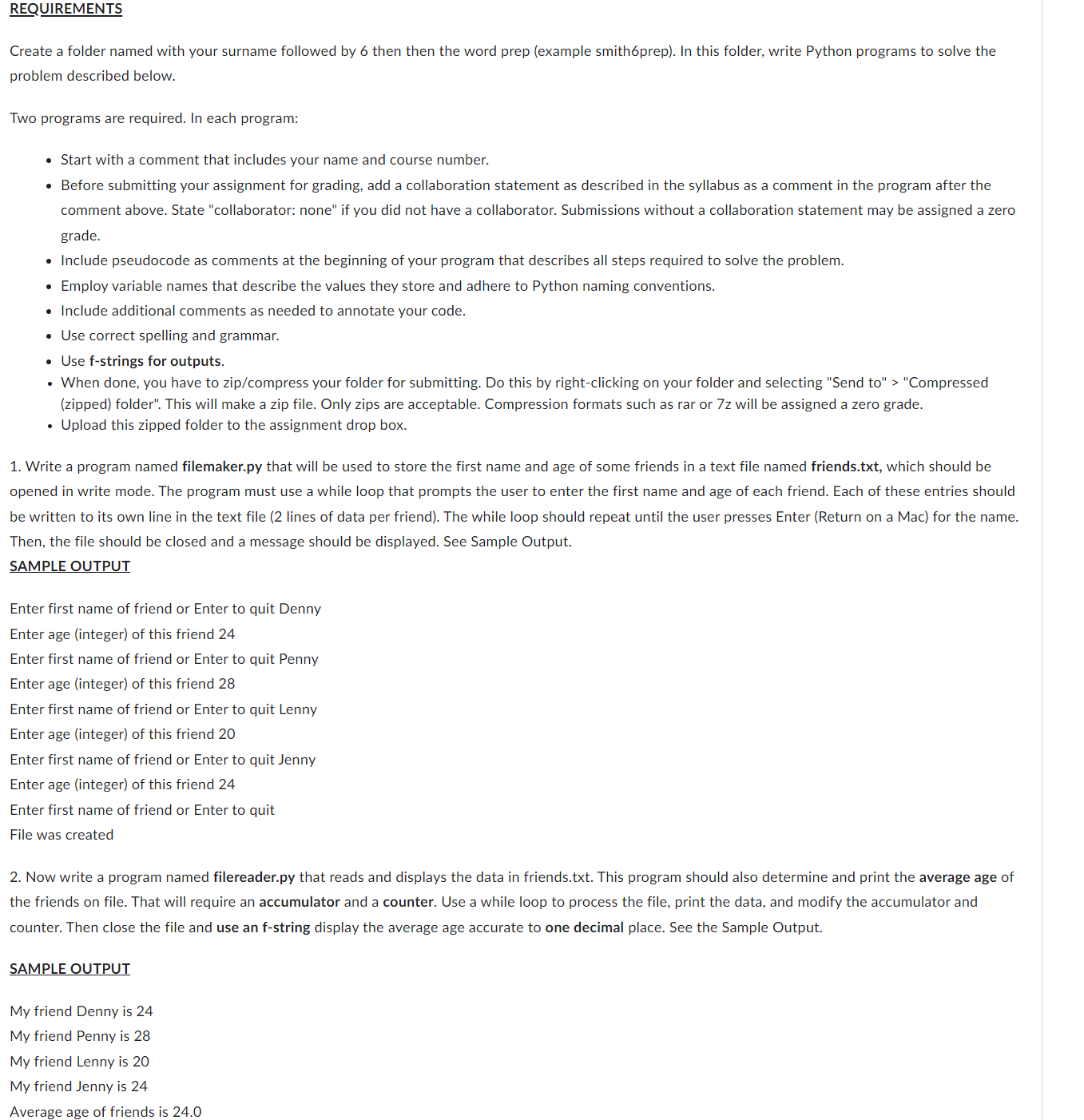 Solved please please please dont use ai and please include | Chegg.com
