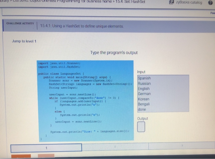 Solved oral CIS 3090: Ubject-Oriented Programming for | Chegg.com