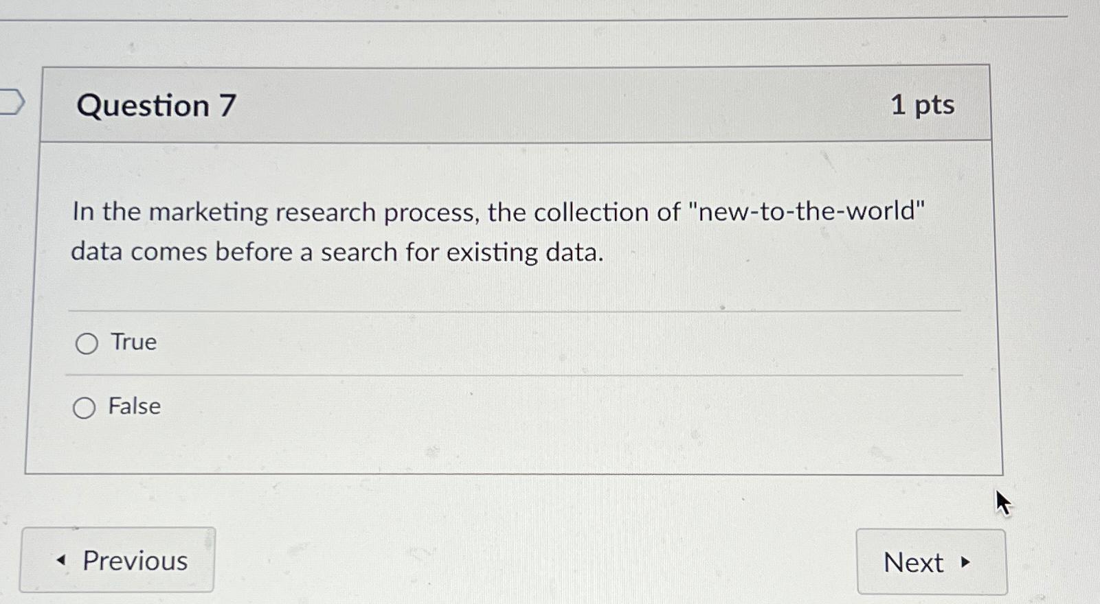 Solved Question 71 ﻿ptsIn the marketing research process, | Chegg.com