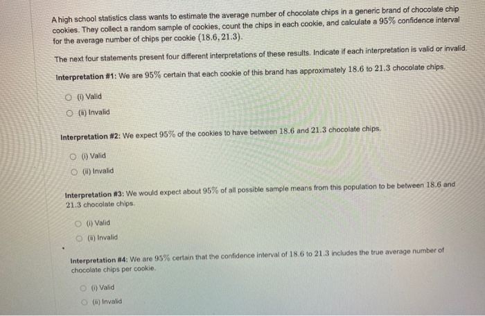 Solved A high school statistics class wants to estimate the | Chegg.com
