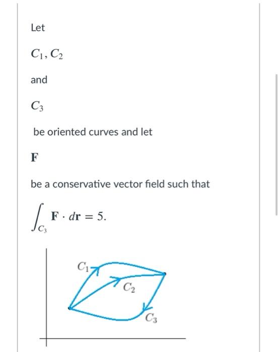 Solved Let C1, C2 and C3 be oriented curves and let F be a | Chegg.com