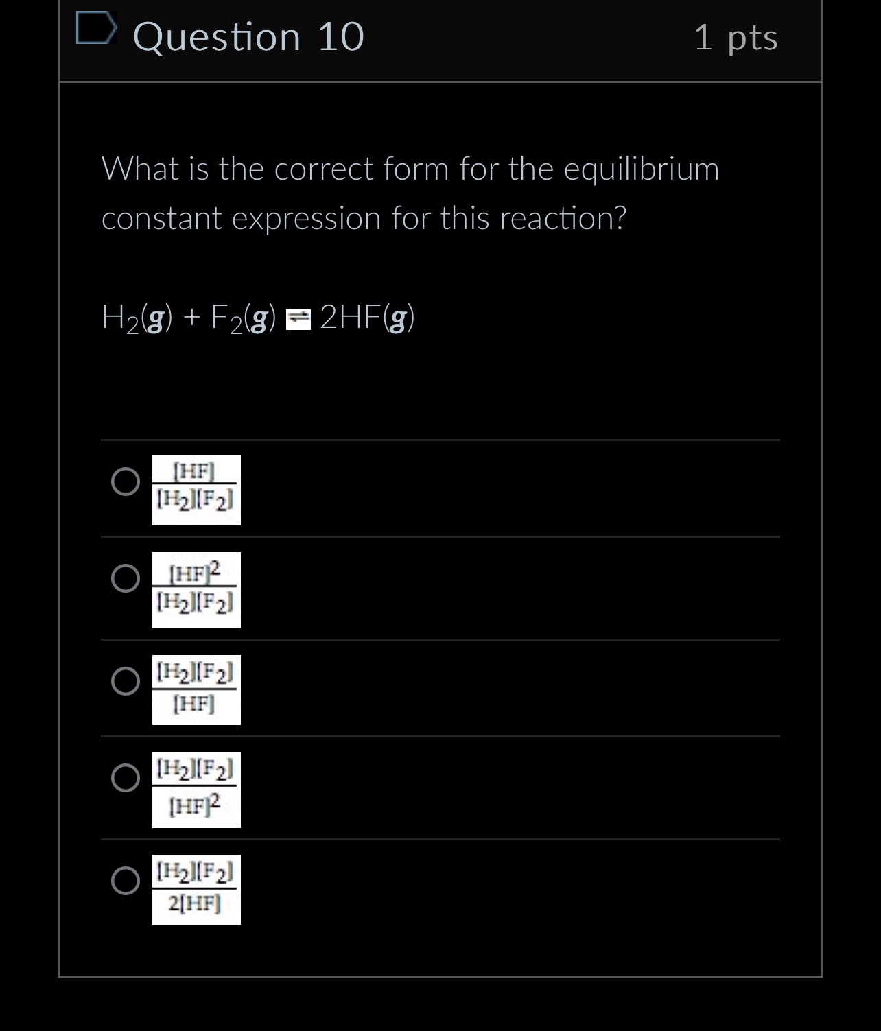 Solved Question 101 ﻿ptsWhat is the correct form for the | Chegg.com