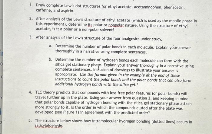 Solved 1 Draw Complete Lewis Dot Structures For Ethyl