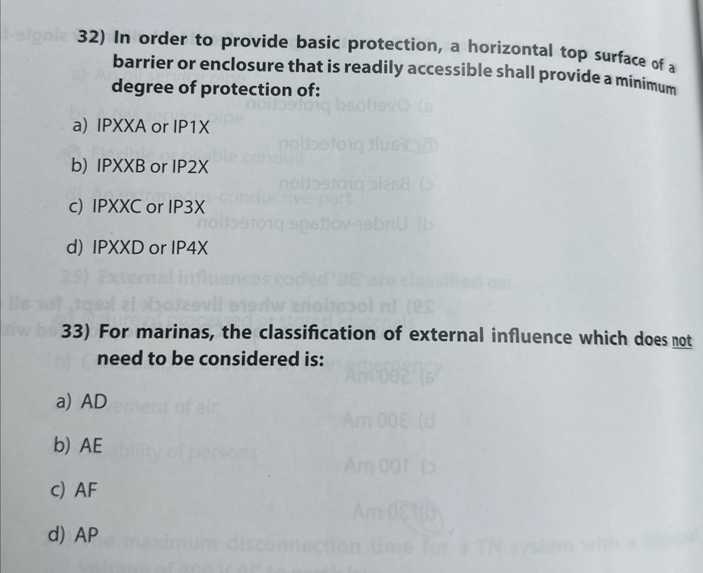 Solved In order to provide basic protection, a horizontal | Chegg.com