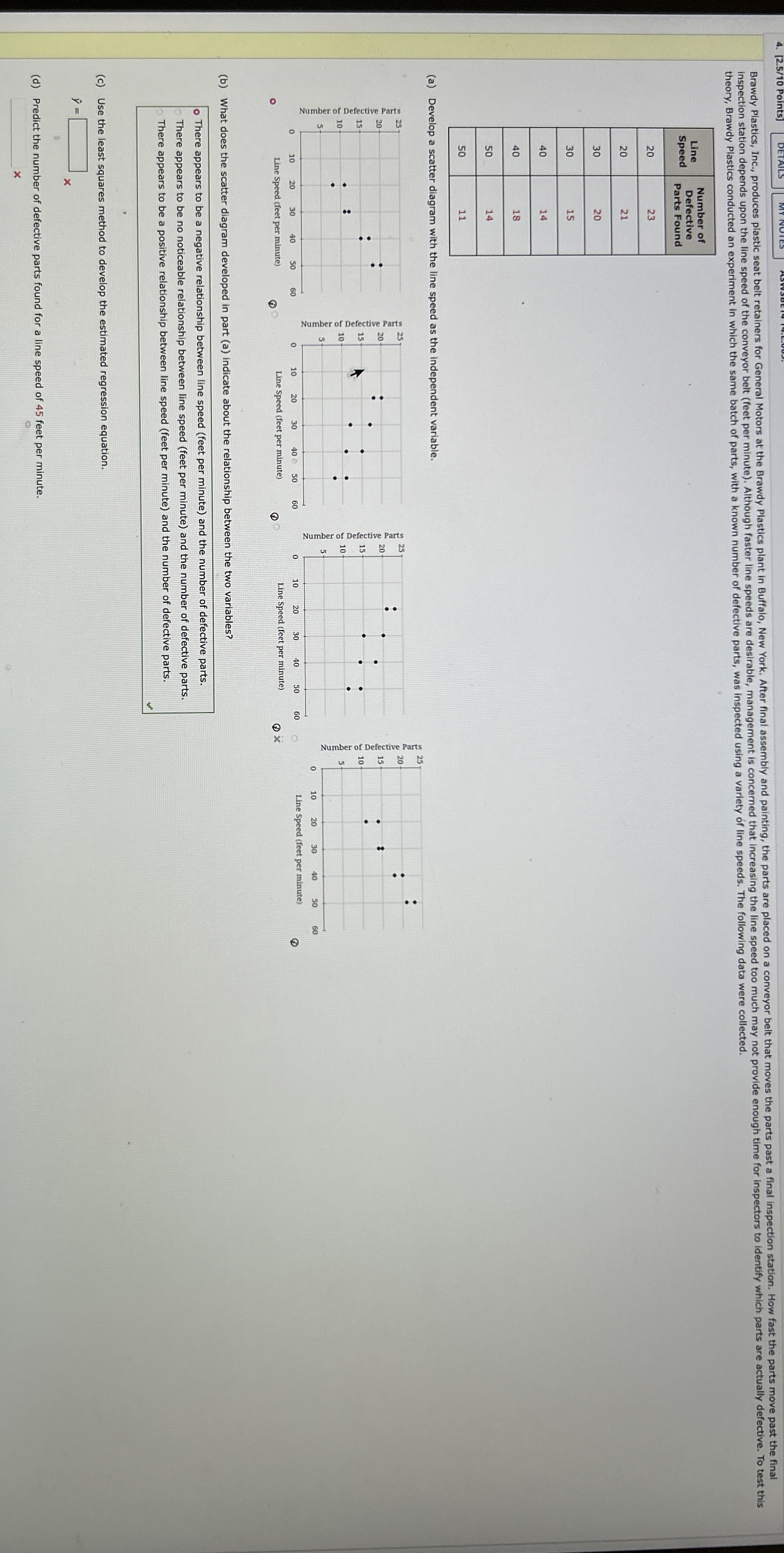 Solved inspection station depends upon the line speed in | Chegg.com