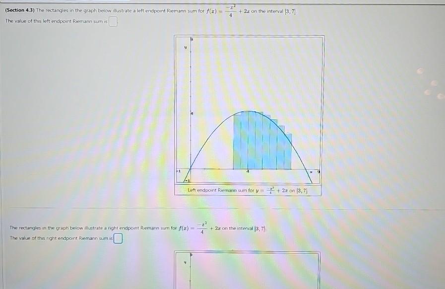 Solved (Section 4.3) ﻿The rectangles in the graph below | Chegg.com