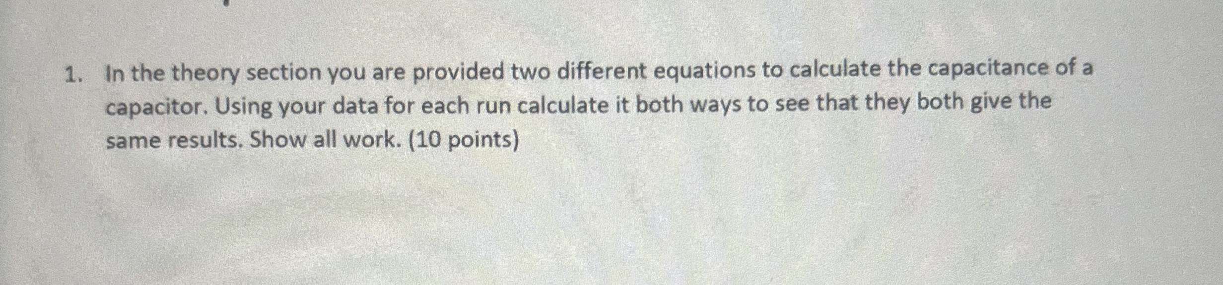 In the theory section you are provided two different | Chegg.com