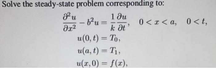 Solved 624= U= Solve the steady-state problem corresponding | Chegg.com