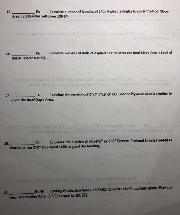 Solved HIP ROOF - 7/12 Slope -COMMON RAFTER 16" OC 244144-14 | Chegg.com