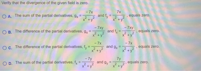 Solved A two-dimensional vector field describes ideal flow | Chegg.com