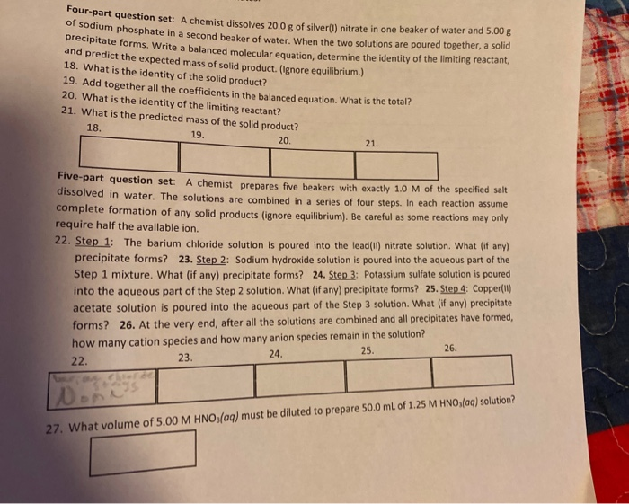 Solved Four-part question se of sodium phosphate in a seco | Chegg.com