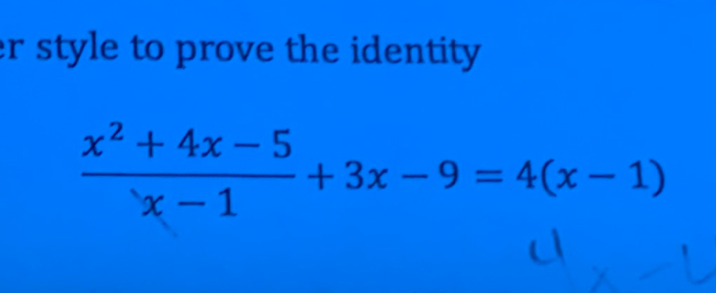 Prove the identity:style to prove the | Chegg.com