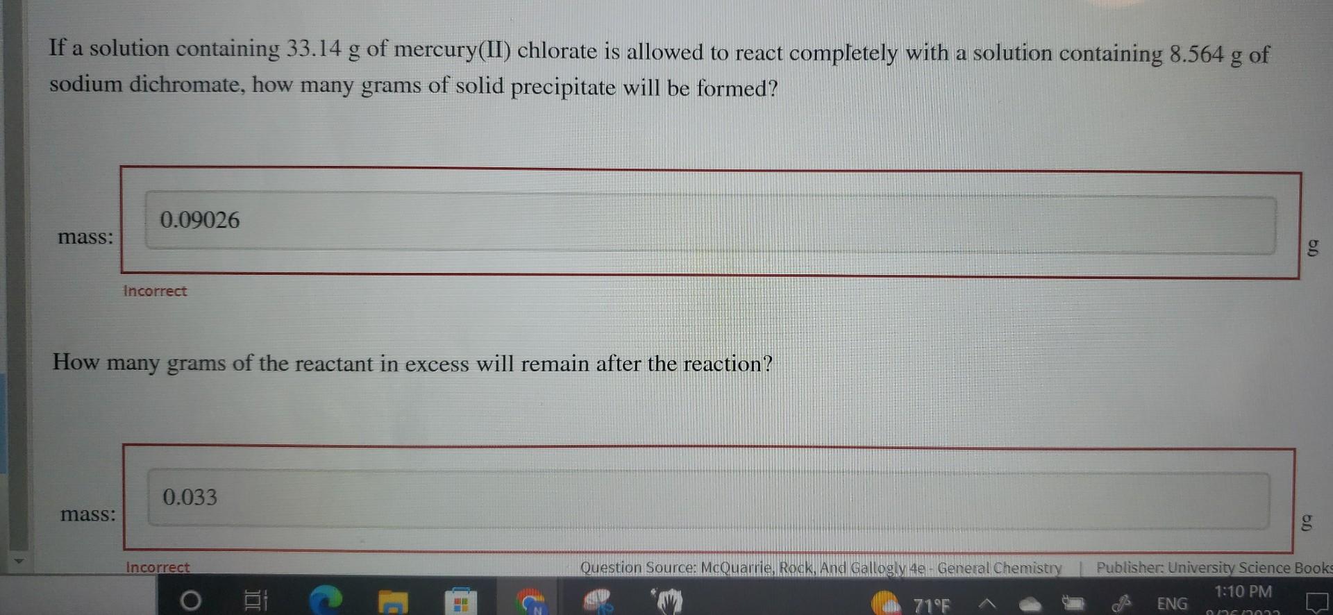If a solution containing 33.14 g of mercury(II) | Chegg.com