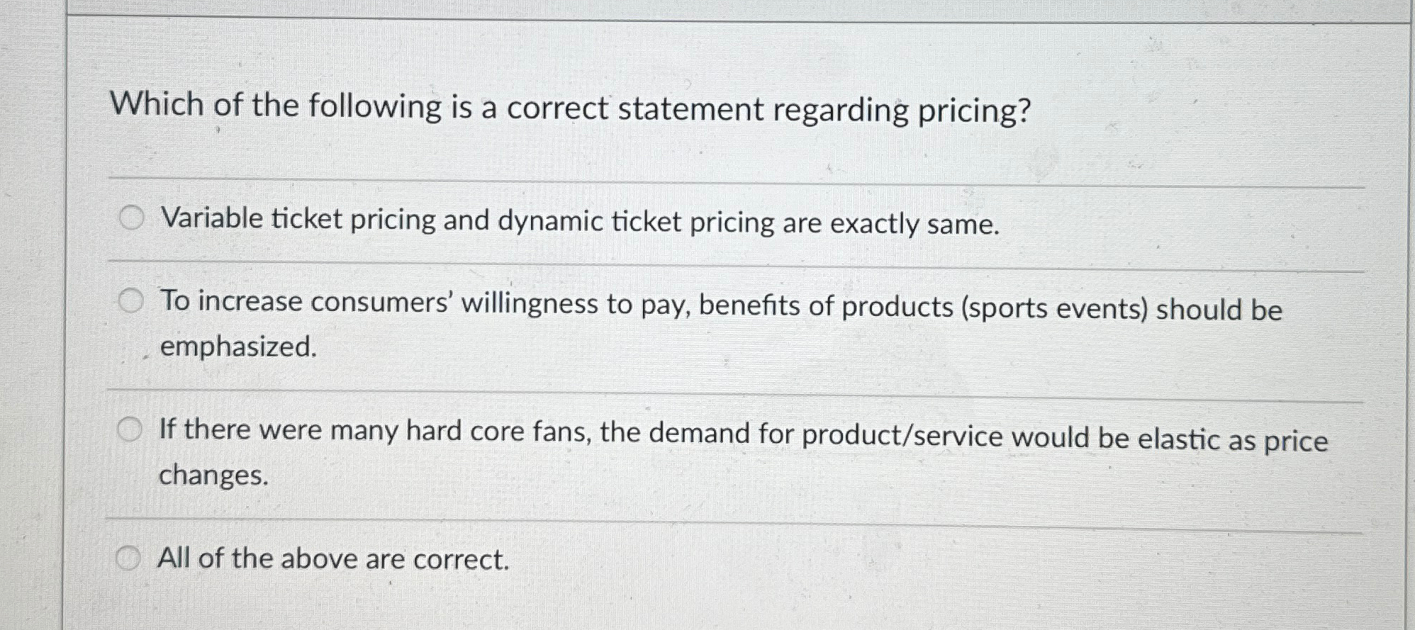 Solved Which of the following is a correct statement | Chegg.com