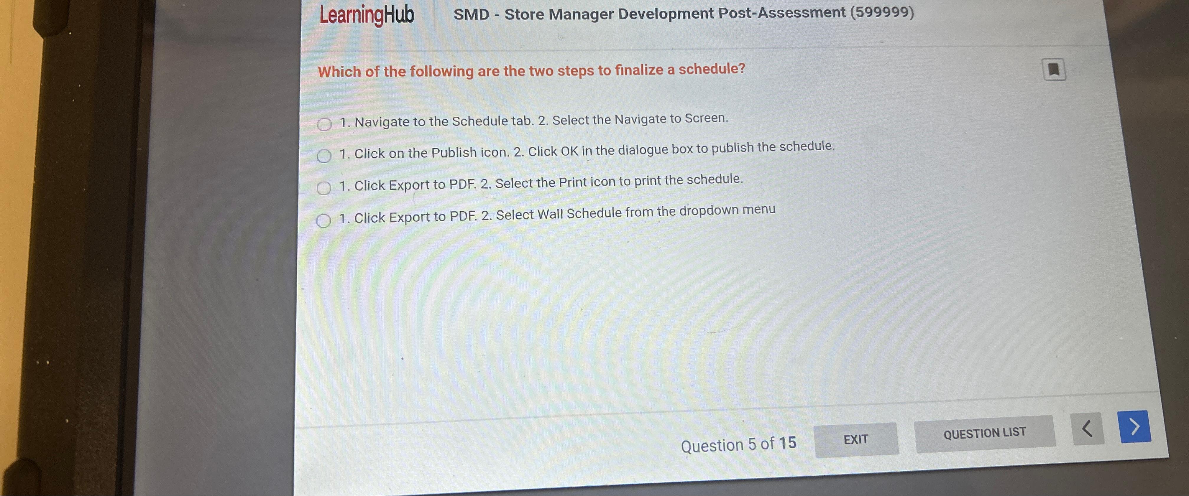 Solved LearningHubSMD - ﻿Store Manager Development | Chegg.com