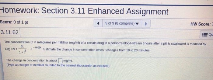 Solved Homework Section 3 11 Enhanced Assignment