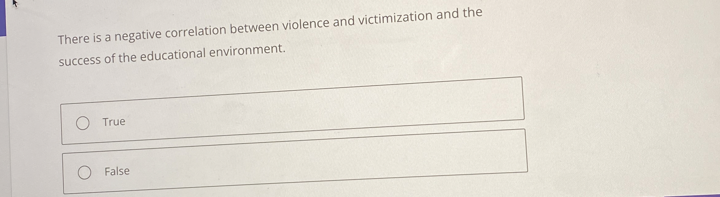 Solved There is a negative correlation between violence and | Chegg.com