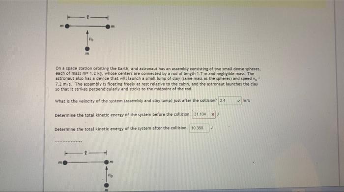 Solved On a space station orbiting the Earth, and astronaut | Chegg.com