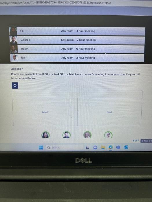 Solved Rooms are avallable from 8:00 a.m. to 4:00 p.m. Motch | Chegg.com