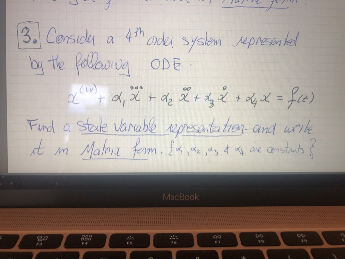 Solved C 13. Consider a 4th order system represented by the | Chegg.com