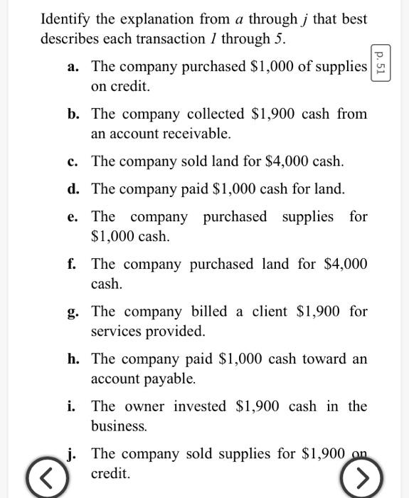 Solved Identify the explanation from a through j that best | Chegg.com