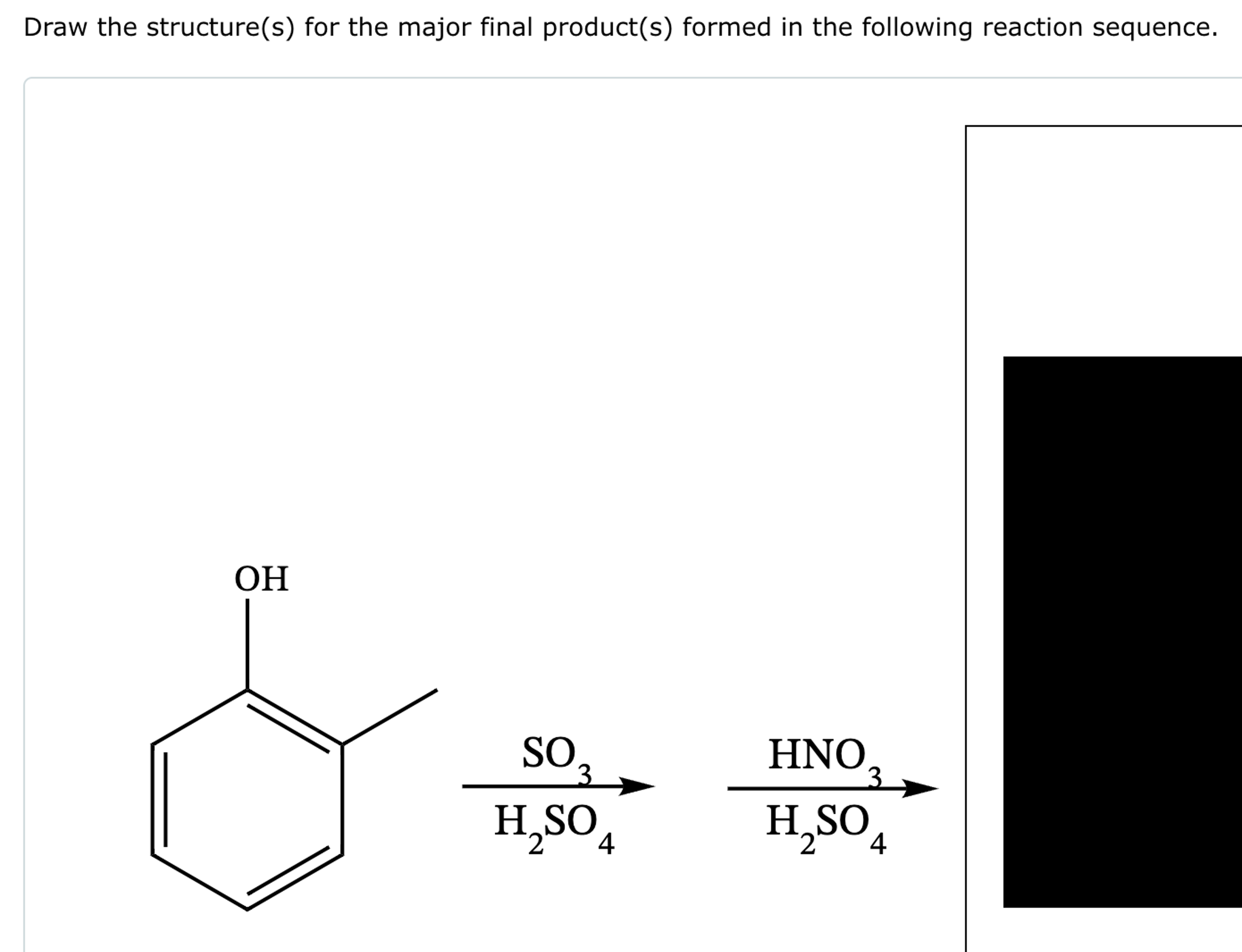 Solved Draw The Structure S ﻿for The Major Final Product S