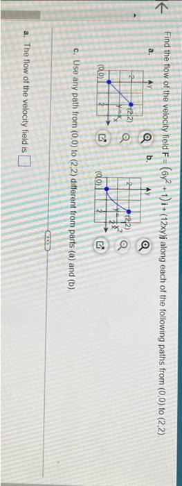 Solved Find the flow of the velocity field | Chegg.com