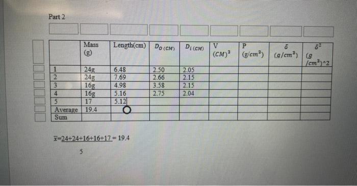 Solved please help me fill in the required fields in the | Chegg.com