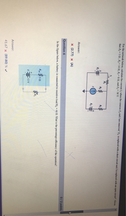 Solved Question 2 0/2 points For the network below, | Chegg.com