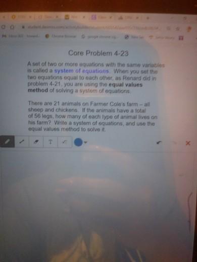 Solved Core Problem 4-23 A set of two or more equations with | Chegg.com