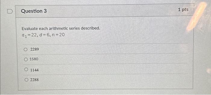 Solved Evaluate Each Arithmetic Series Described
