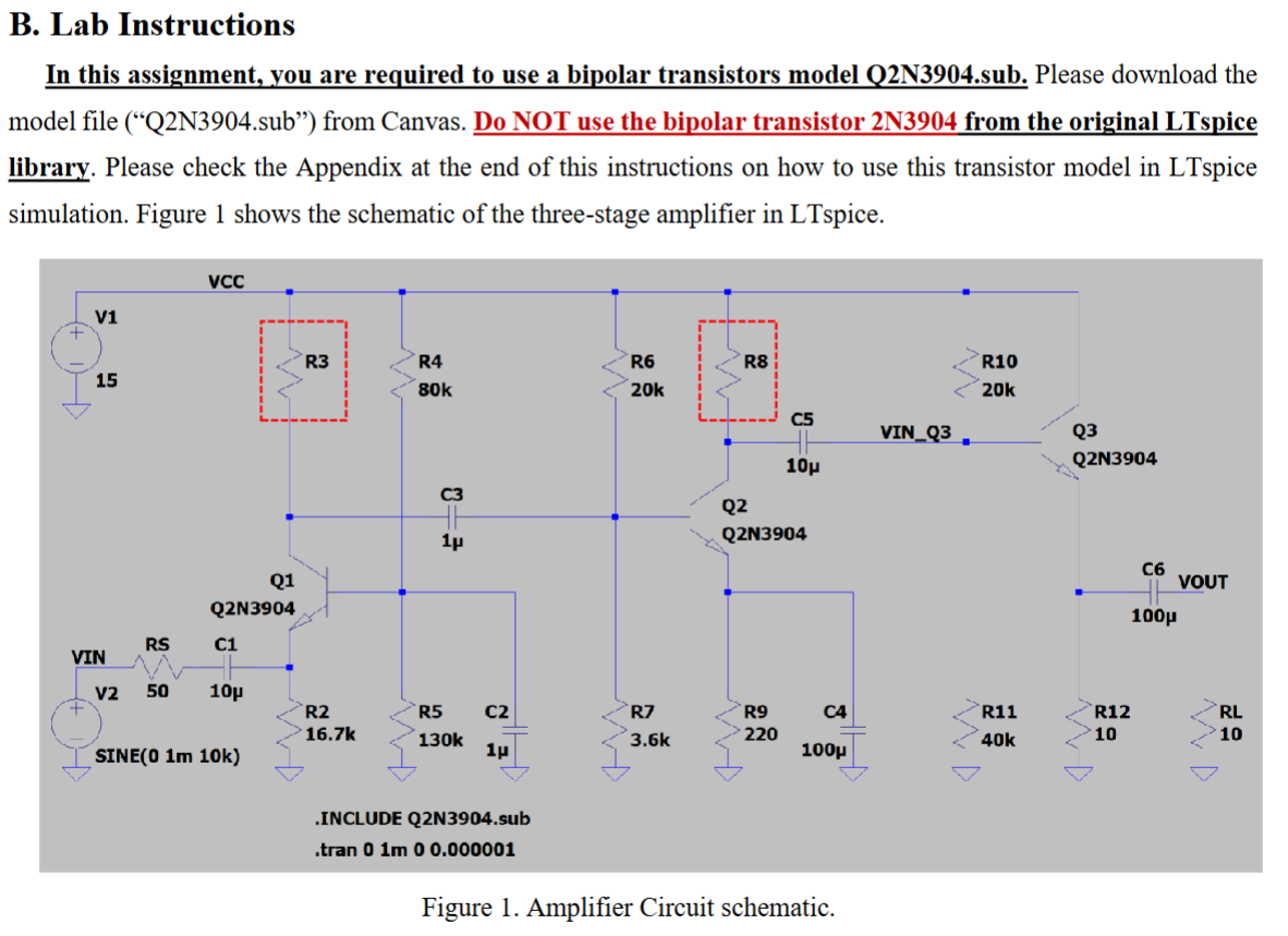 Figure 1 ﻿shows the schematic of the three-stage | Chegg.com