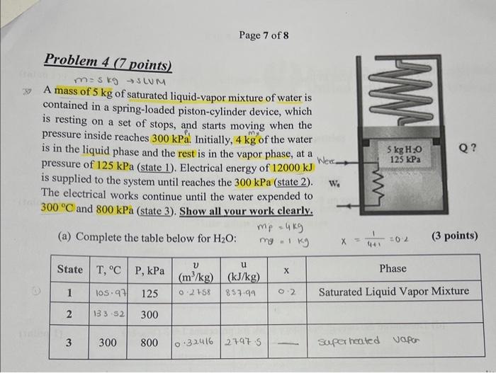 Solved can you please solve the table and the other | Chegg.com