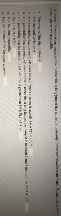 Solved The round off errors when measuring the distance that | Chegg.com